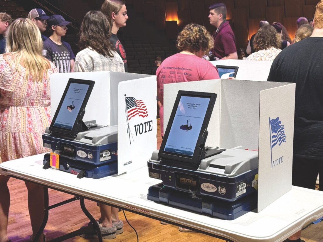 MHS holds voting event: Ohio Secretary of State Frank LaRose makes ...